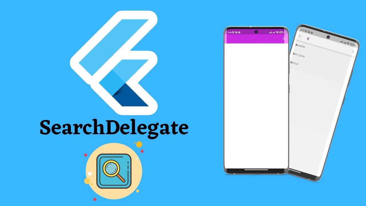 Flutter Search Bar [ Using SearchDelegate ]