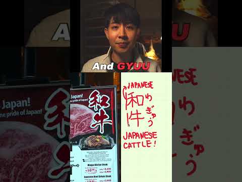 WAGYUU in Japanese!