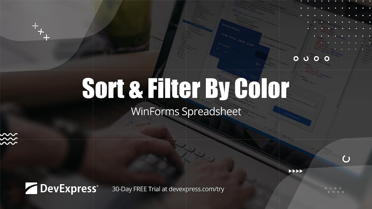 Spreadsheet Control for WinForms: Sort and Filter by Color in the User Interface