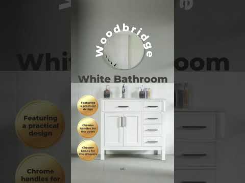 Elevate your bathroom with the Woodbridge Bathroom Vanity