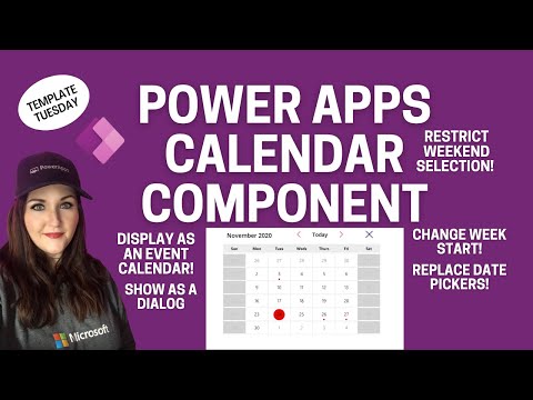 Power Apps Custom Calendar and Date Picker Component