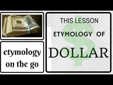 ETYMOLOGY OF DOLLAR - etymology on the go - What's the etymology of dollar?