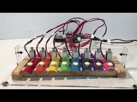 Robotic Xylophone with Adafruit Grand Central #adafruit @adafruit: A ...