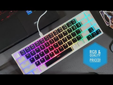 NPET K62 Wired Membrane Gaming Keyboard | Unbox, Demo, Review