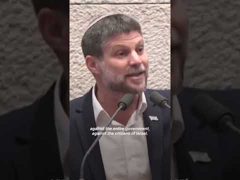Smotrich says UK-led sanctions target all of Israel’s government