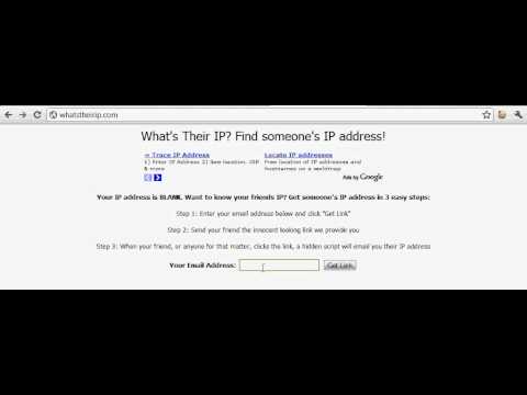 How to hack Or Dox someones IP address.
