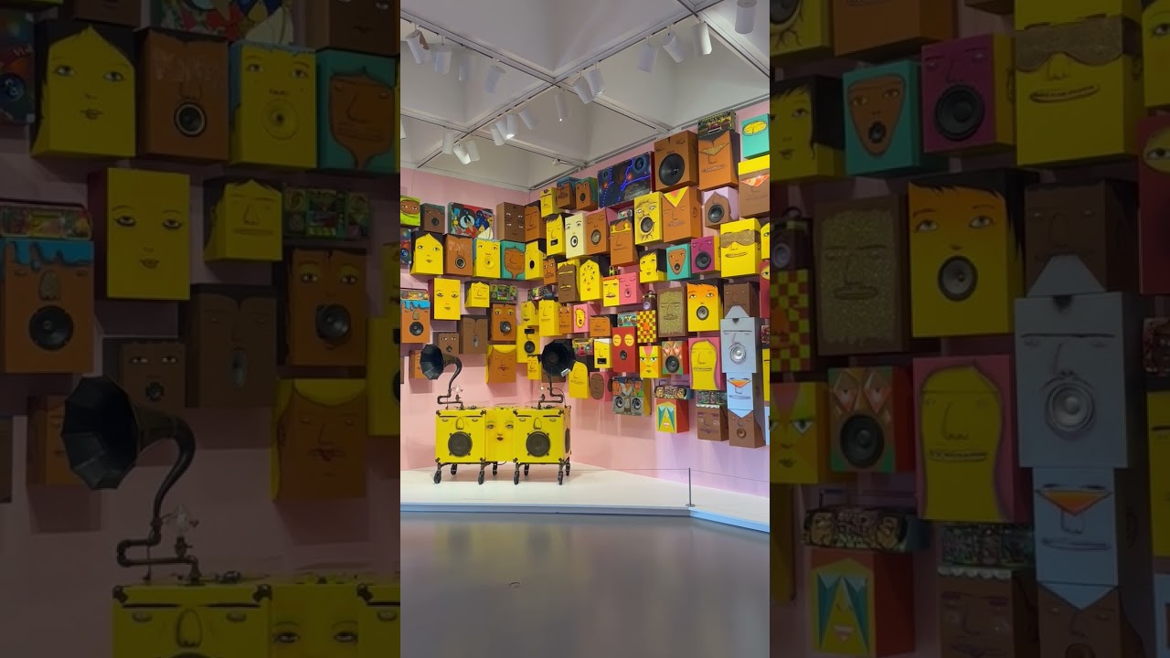 Artwork by OSGEMEOS at Hirshhorn Museum in Washington DC (1)