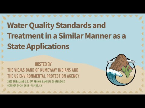 Water Quality Standards and Treatment in a Similar Manner as a State Applications