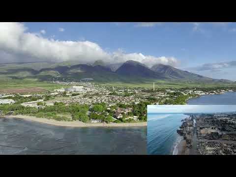 Maui Fires: Lahania Before & After 🔥 ❤️🔥