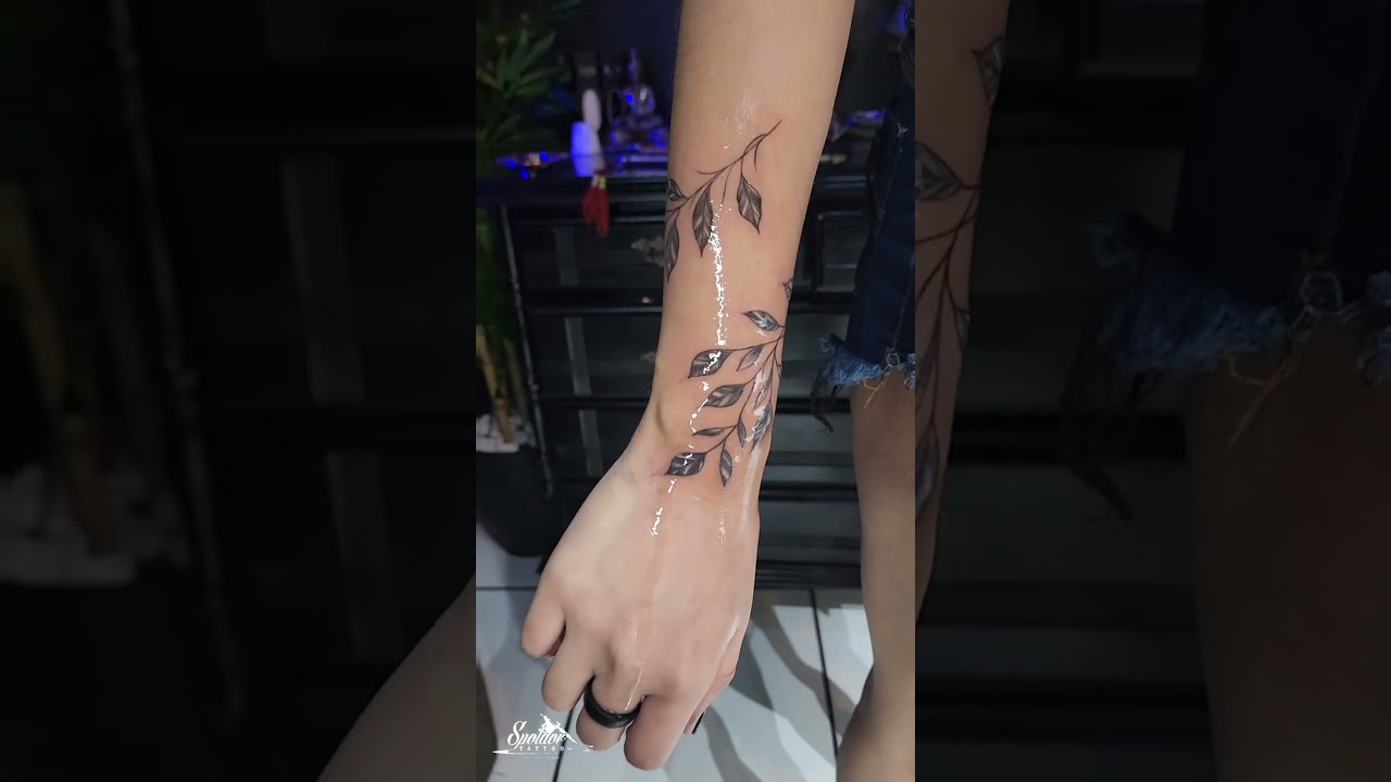 bracelete de folhas, ramos ♡♡♡