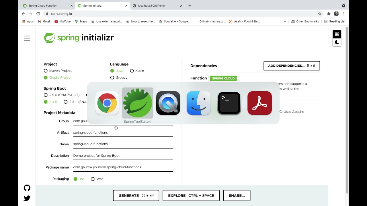 Spring Cloud Function : REST API  ( GET )