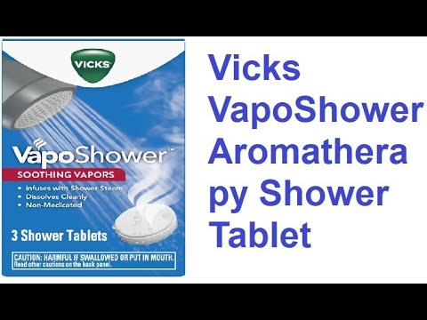 Vicks VapoShower Aromatherapy Shower Tablet