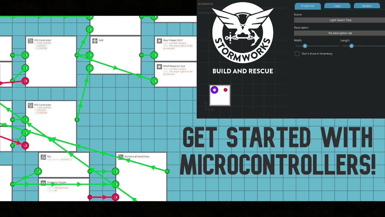 How To Use Microcontrollers! l Stormworks B&R Microcontroller Tutorial