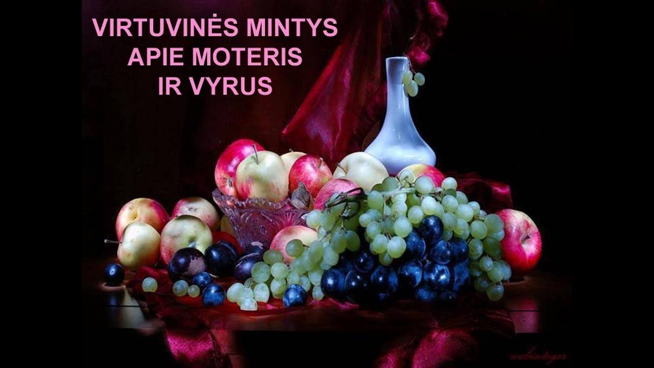 Virtuvinės mintys apie moteris ir vyrus