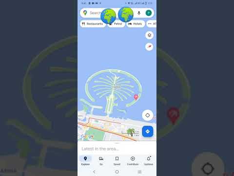 palm jumeirah palm jebel ali in google map and google earth #shorts #trending #tiktok #googleearth 🌍