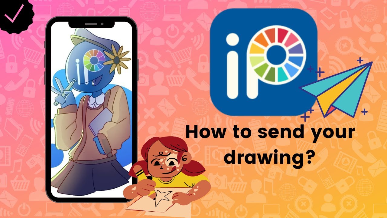 How to send your drawing on ibisPaint X?