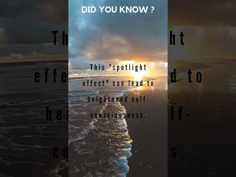 Breaking Free from the Imaginary Audience: Unveiling the Spotlight Effect