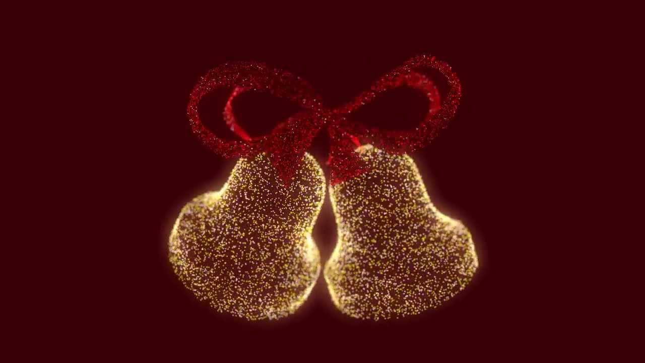 Free Christmas and New Year Bells 3d animation loop hd.
