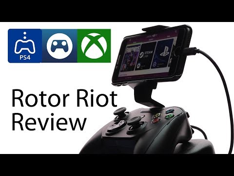 Rotor Riot Controller Review (iPhone) Steamlink, Playstation 4 Remote Play & Xbox xCloud