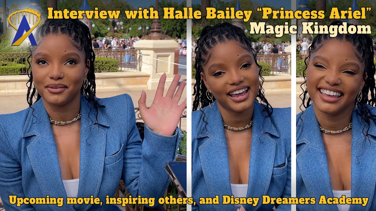 MyDisneyFix | Interview with Halle Bailey "Princess Ariel" – Upcoming ...