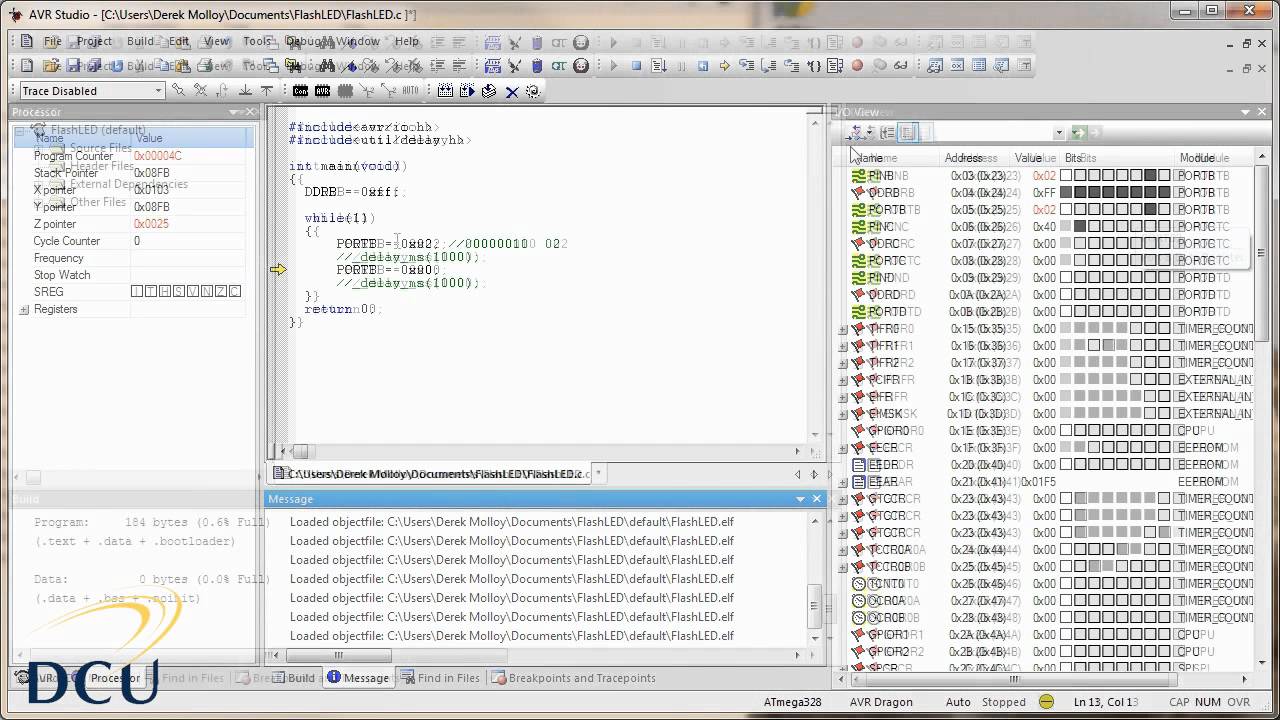 AVR Programming - AVR Studio Tutorial Introduction