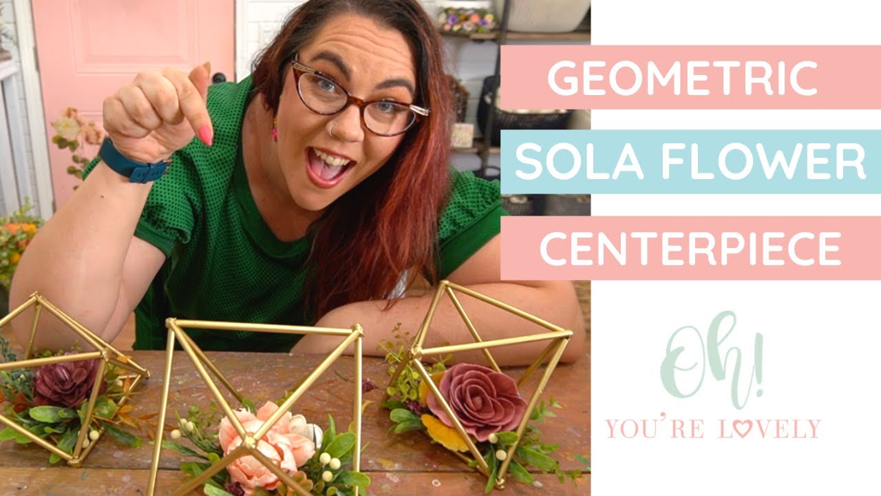 Geometric Himmeli - DIY make the himmeli and the flower arrangement