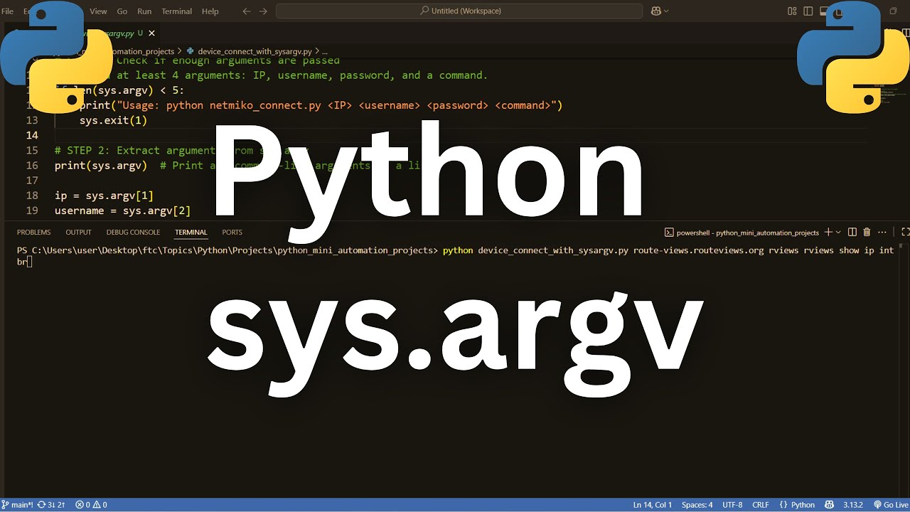 How to Use Python sys.argv (Beginner’s Guide)