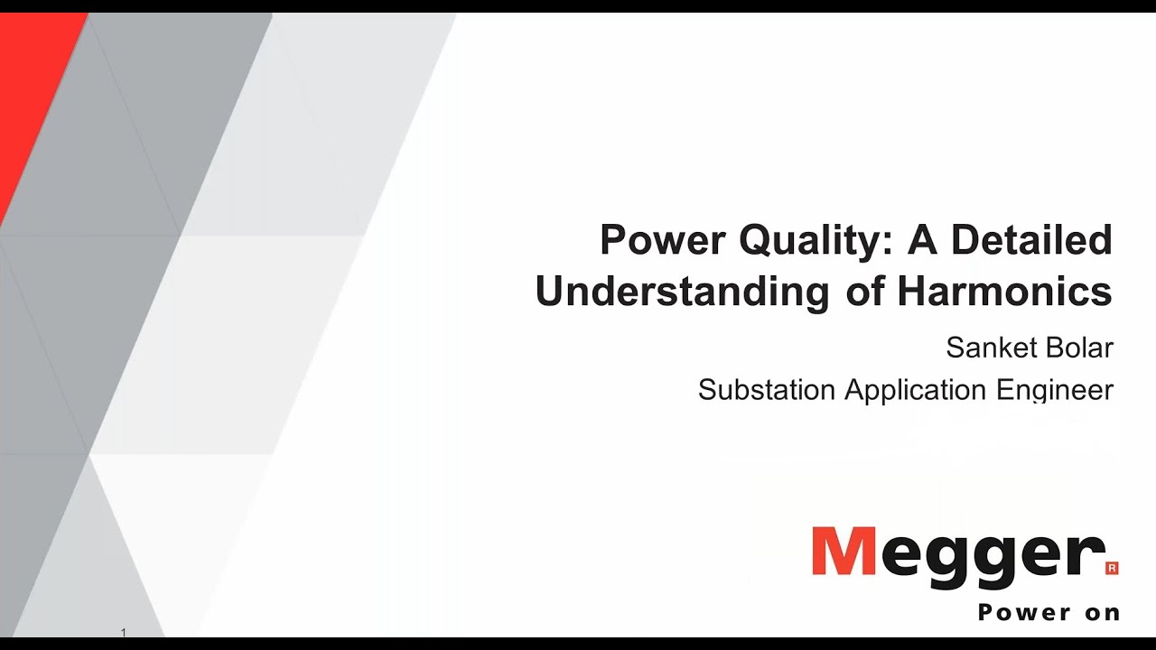 Power Quality  A Detailed Understanding of Harmonics
