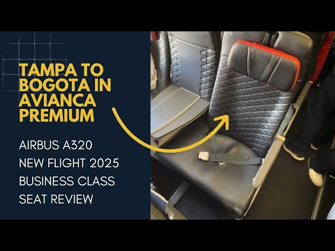 Flight Report: Avianca Airlines Premium Class Tampa to Bogota A320 TPA-BOG