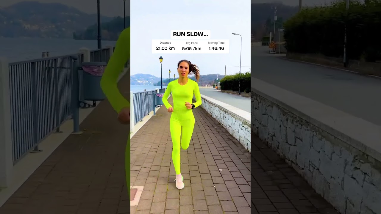 RUN SLOW to RUN FASTER 👍 #running #sport #tips