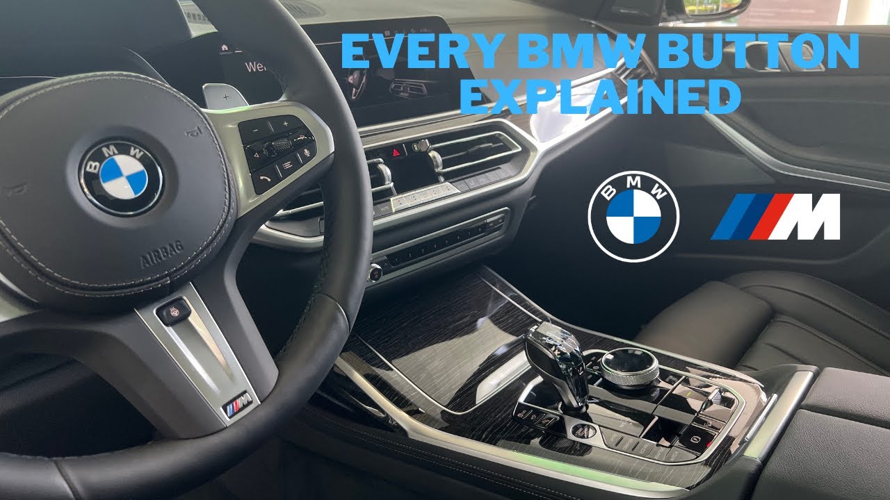 Every Button Inside a BMW Explained (iDrive7)