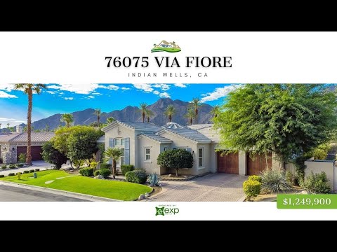Walkthrough this Stunning 2,991 sqft. Home in Indian Wells, California