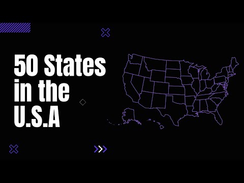 50 US States in Alphabetical Order
