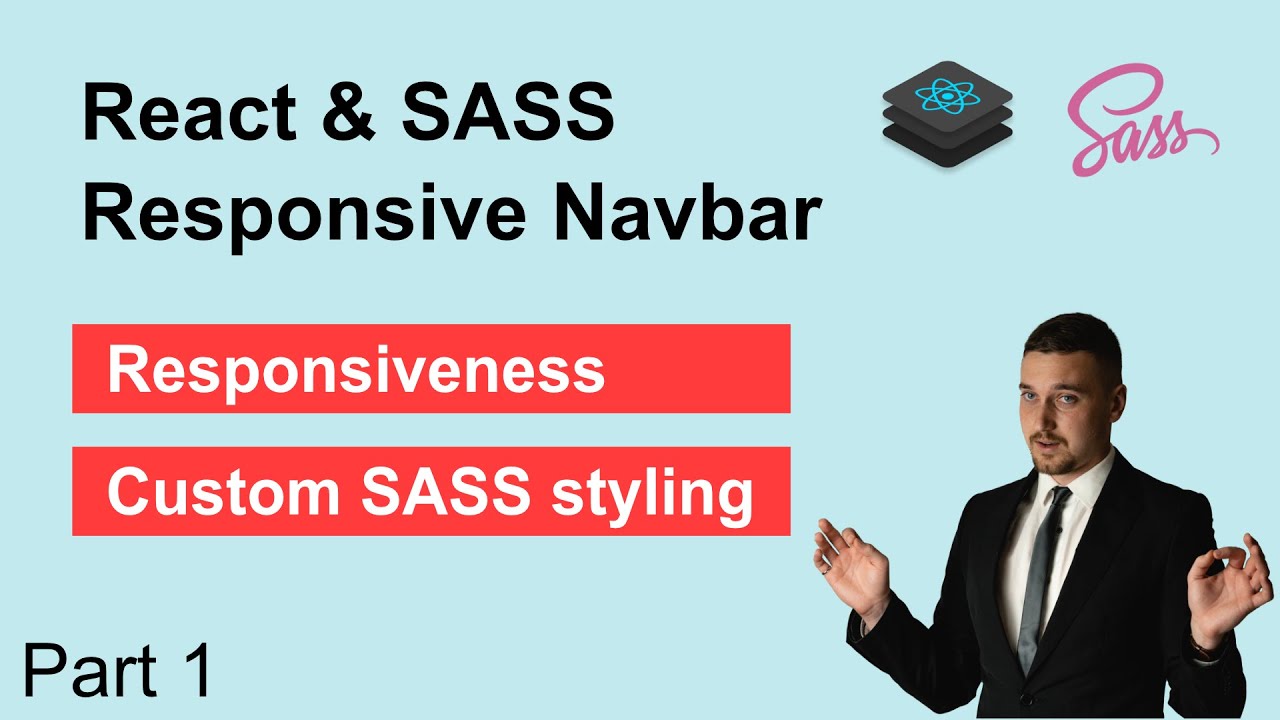 Responsive Navbar with React & SASS - Part 1