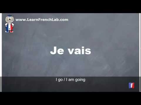Learn French Conjugation = Aller (to go) = Present tense