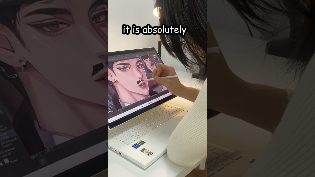 This cool new laptop for artists - ConceptD 7 Ezel by Kooleen and @ConceptDCreator