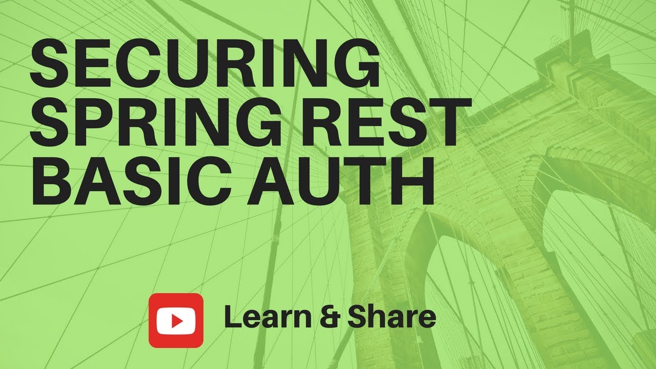 SECURING SPRING REST APPLICATION WITH BASIC AUTHENTICATION | InterviewDOT