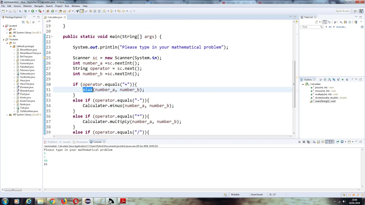 Java | Easy Calculator with Scanner