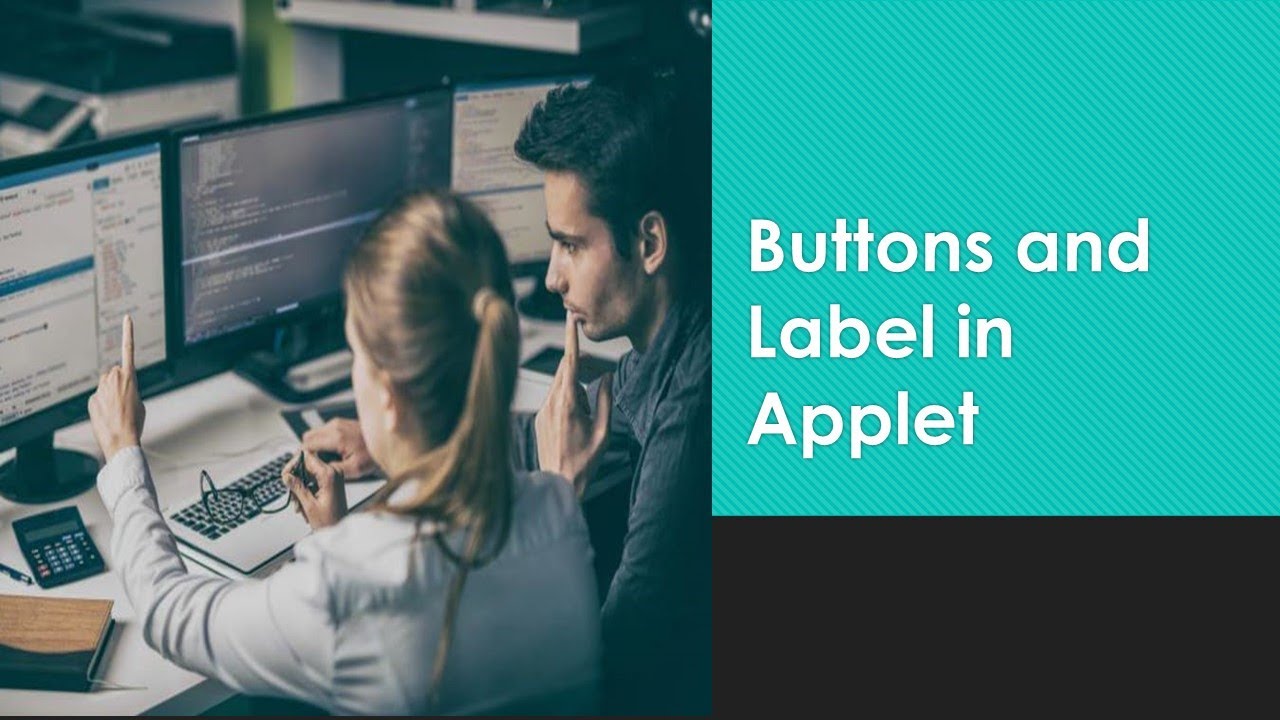 Learn Applet  with Button | EasyTechCode