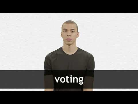 VOTING definition and meaning | Collins English Dictionary