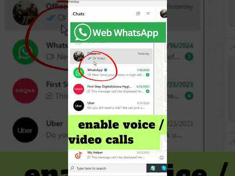 WhatsApp Web VOICE and VIDEO Calls Made Easy!