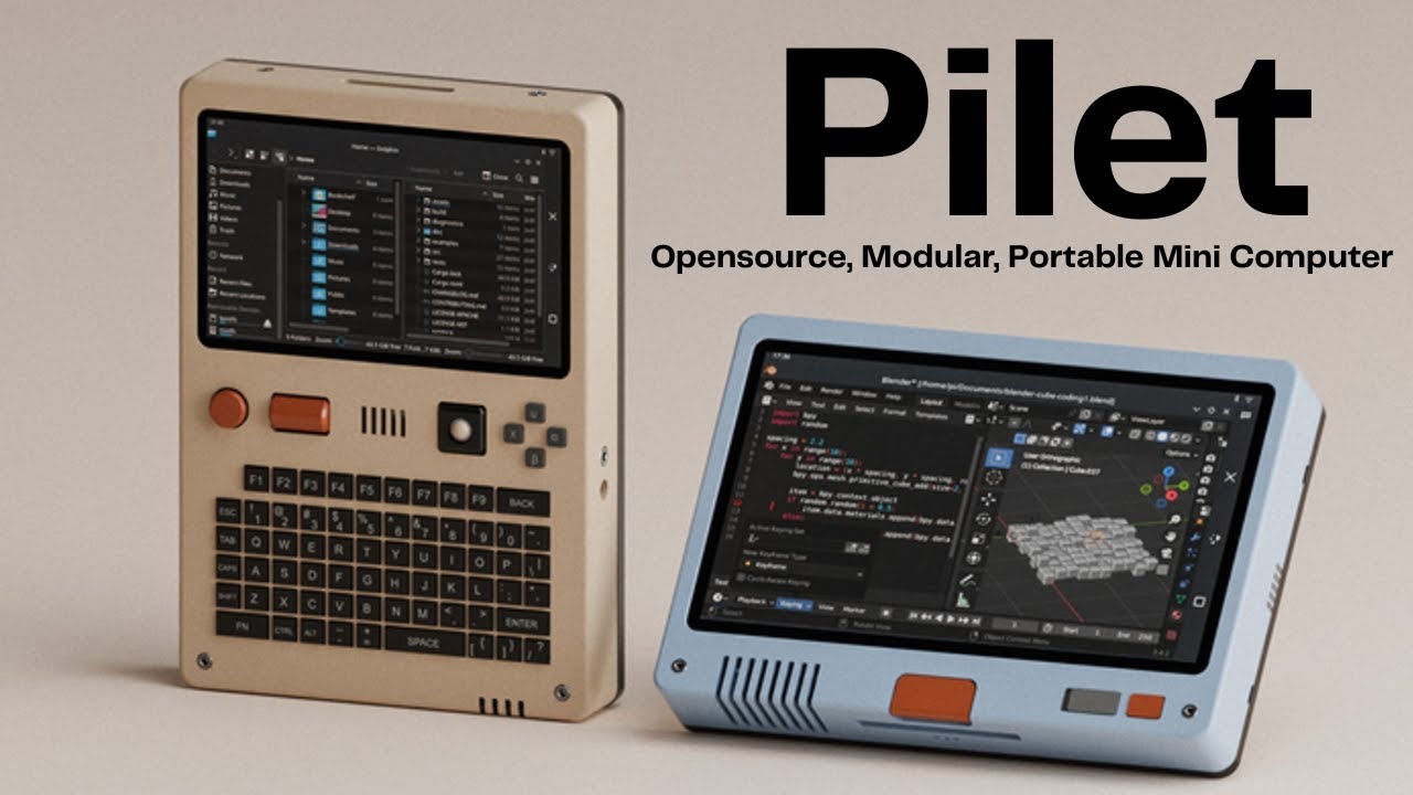 Pilet Raspberry Pi 5 Handheld PC - Open Source Modular Computer Review