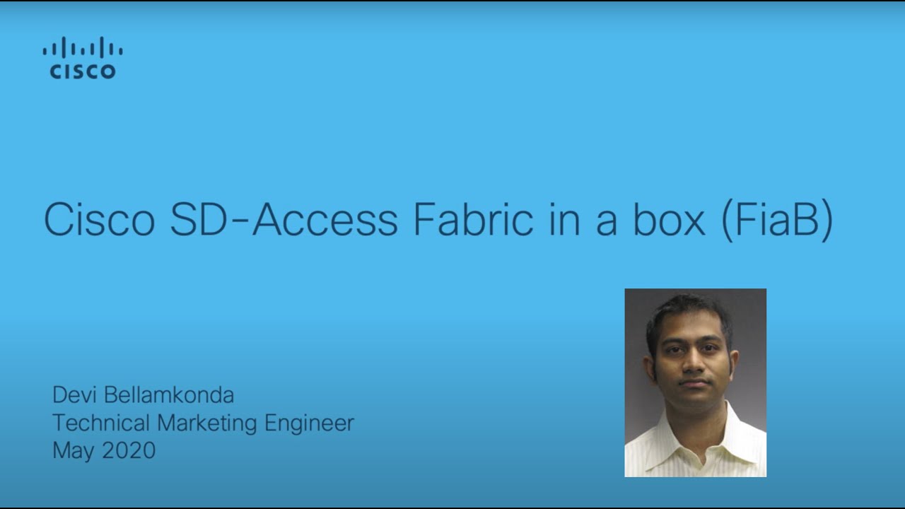 Cisco SD-Access Fabric in a Box (FiaB)
