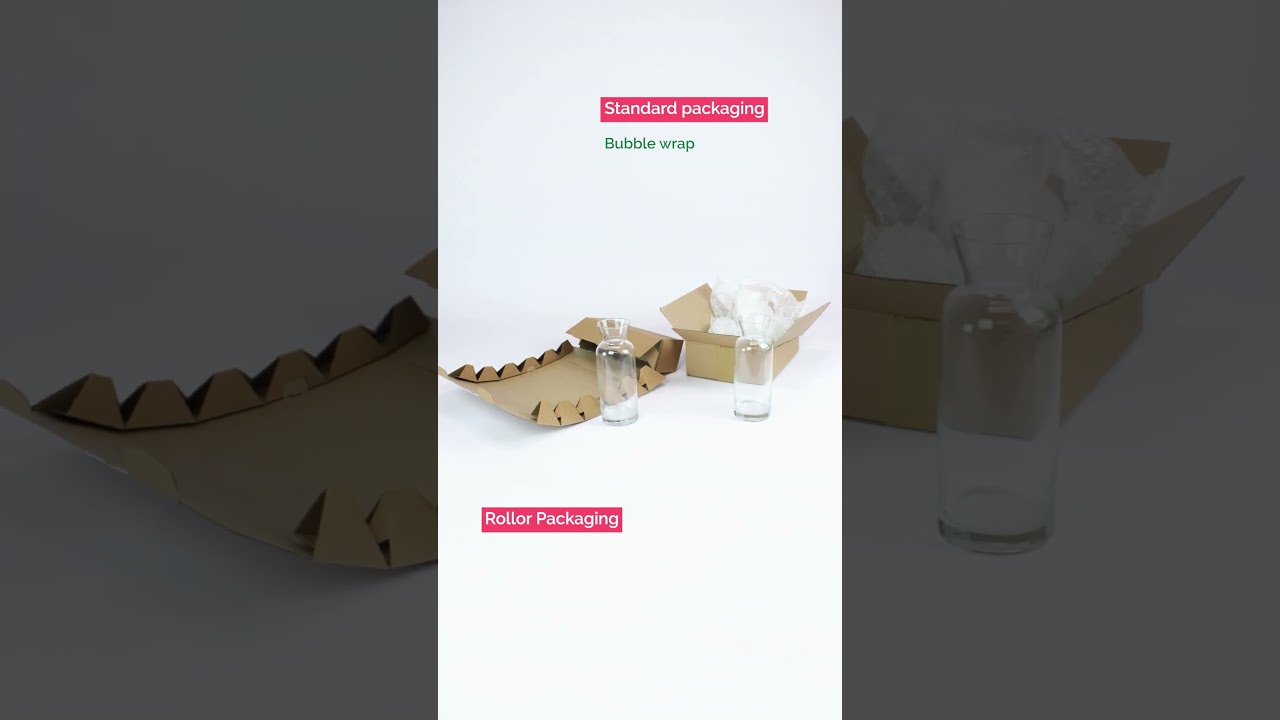 Unboxing comparison: Rollor Protect Packaging vs. Standard packaging #packaging #unboxing #shorts