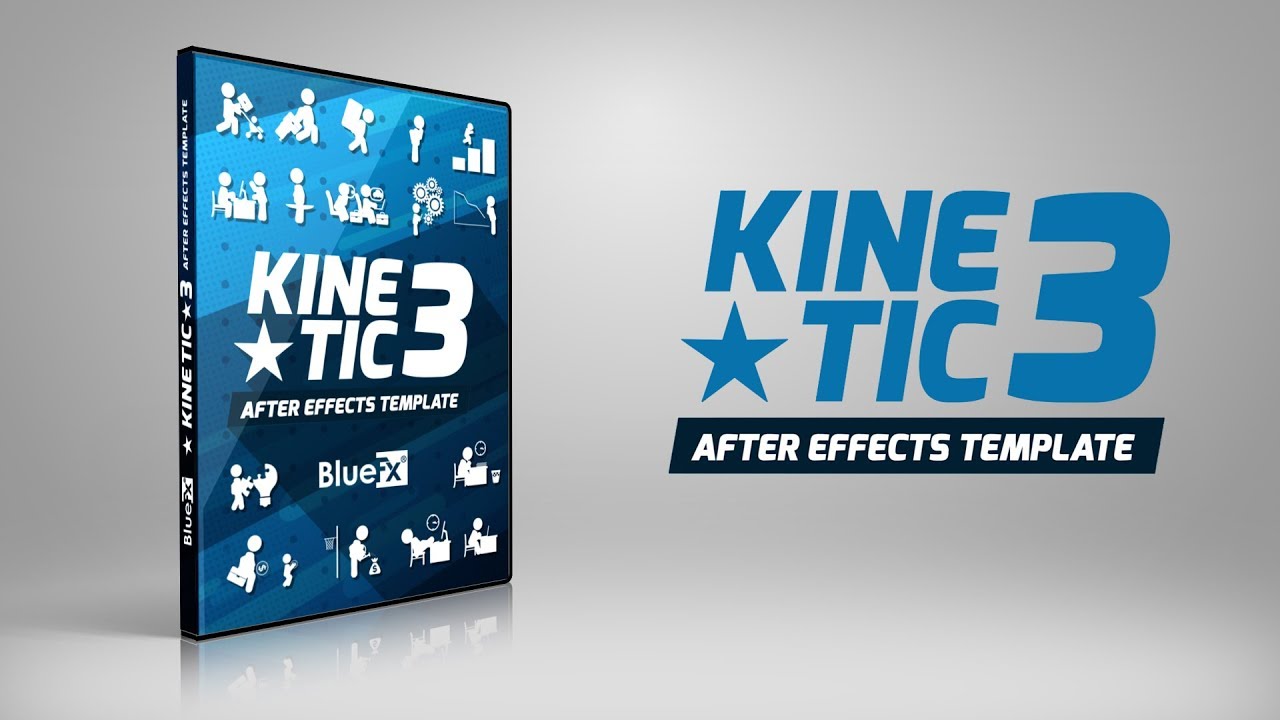 After Effects Template Kinetic 3 | Bluefx