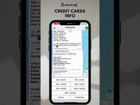 Credit Cards Non-VBV - How to get CC with Balance 2024