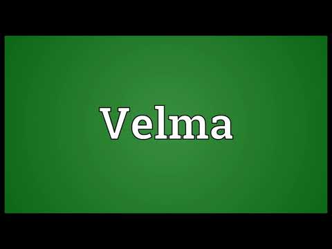 Velma Meaning