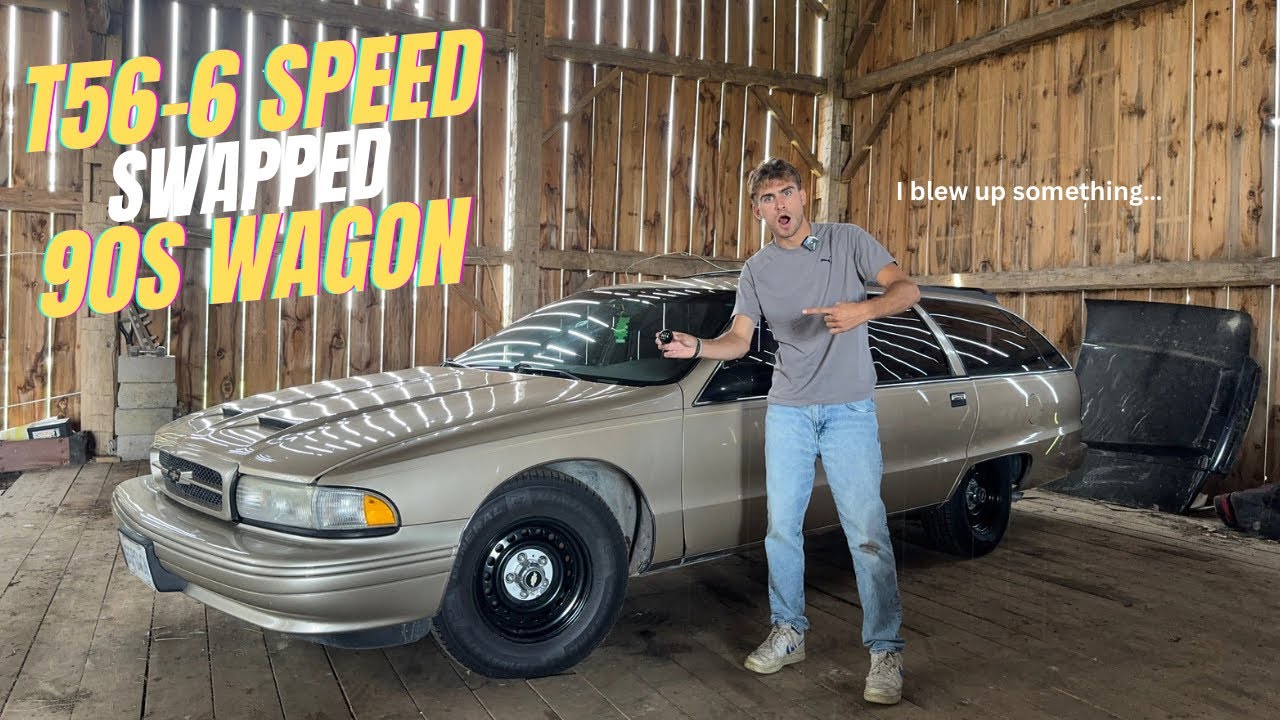 T56-6 speed swapped, 1995 caprice wagon overview ! ( I did a oopsie to the exhaust…) 