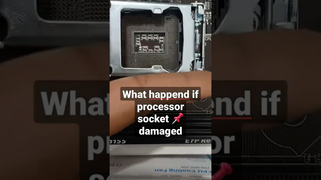 processor socket 📌 damaged