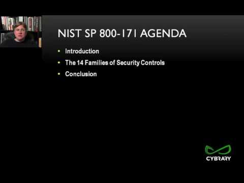 NIST 171 Agenda